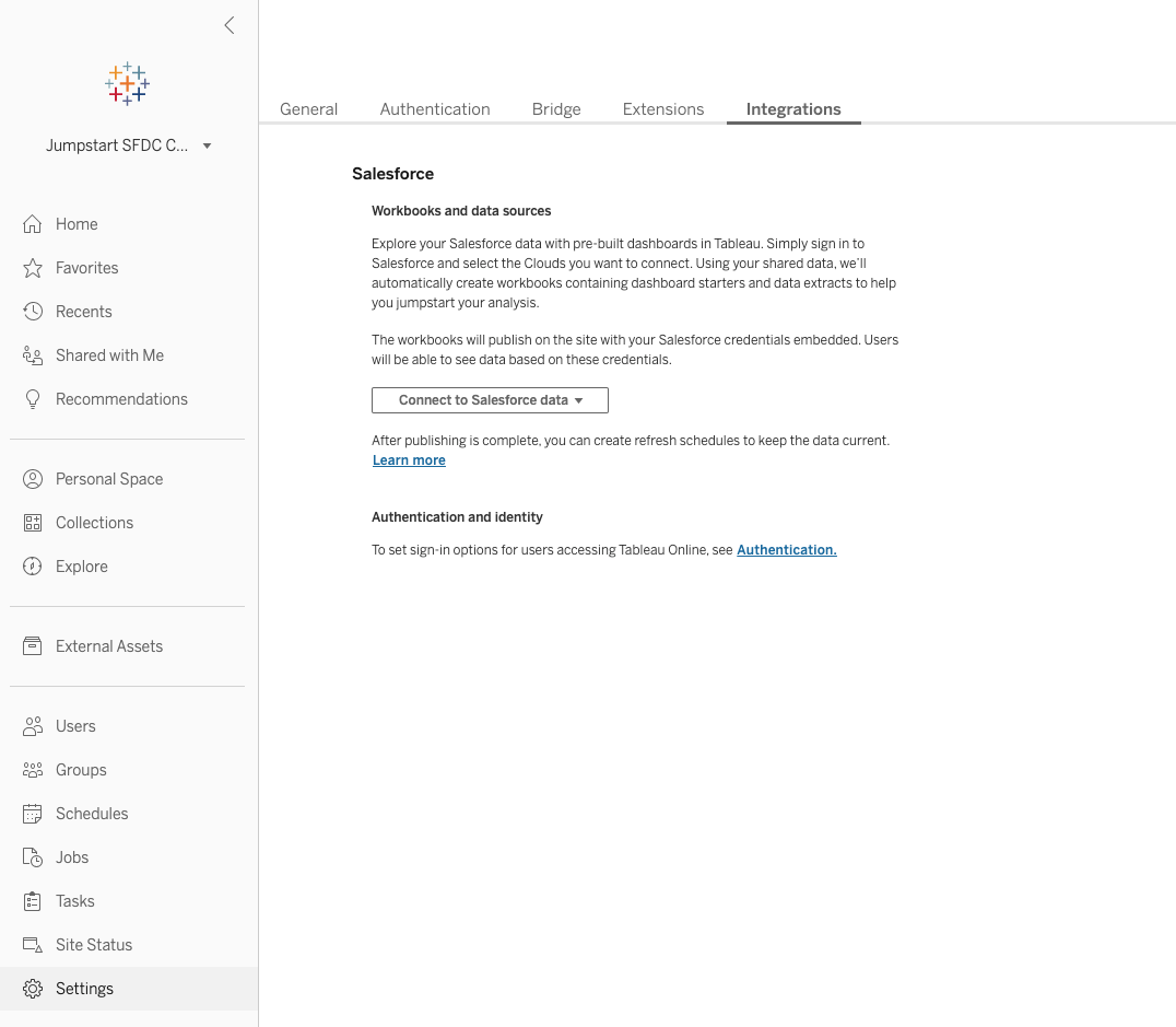 Jumpstart your Salesforce connection in Tableau Online